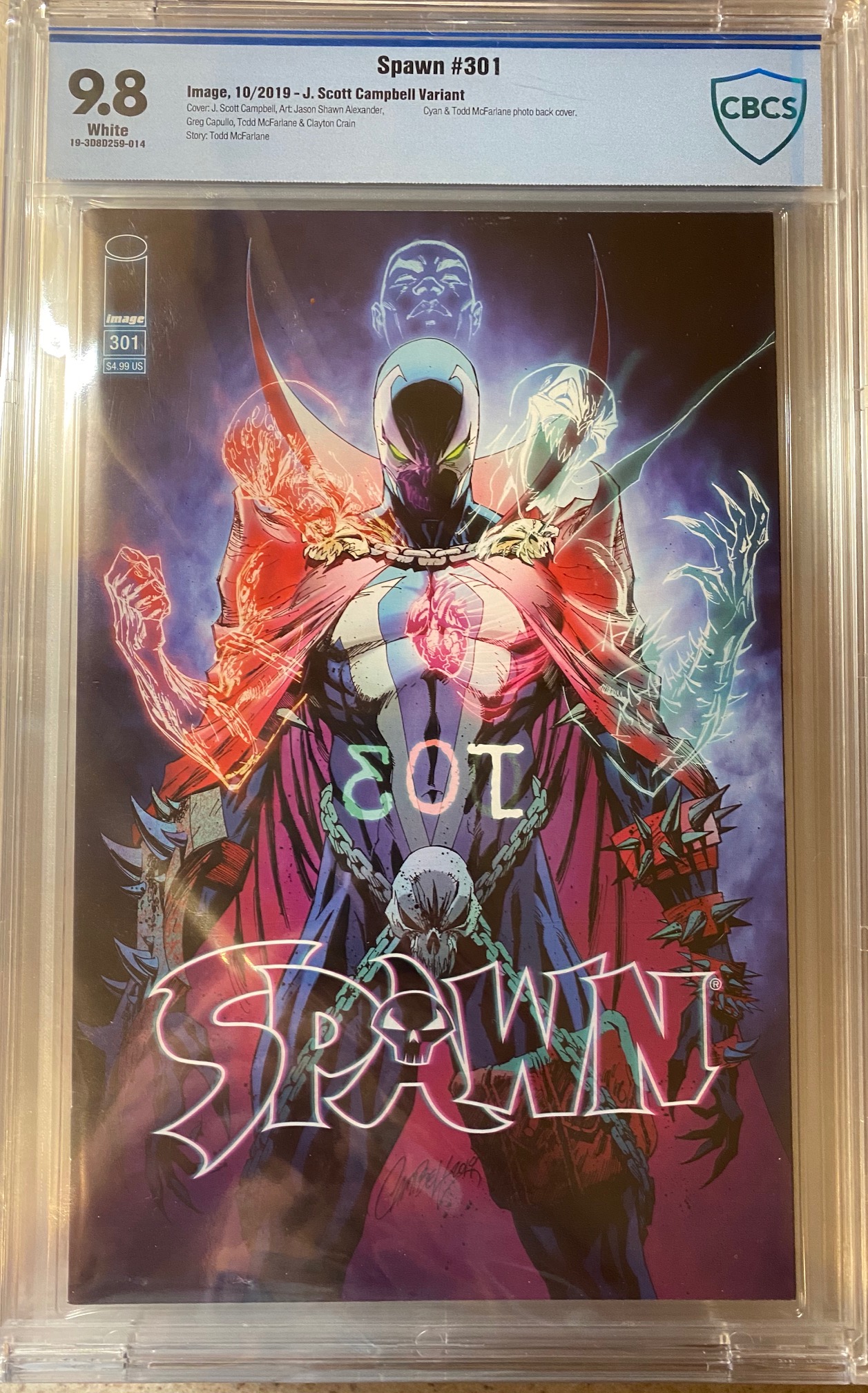 Recent 9.8 Submission for a customer – Mr. Comic Press